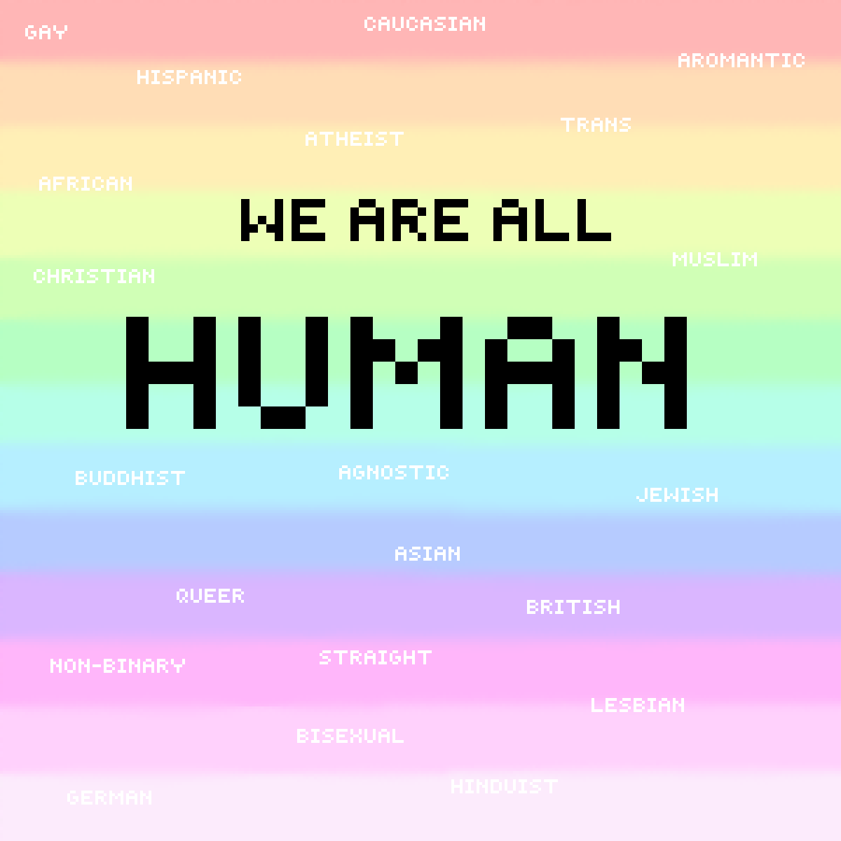 Pixilart - we're all human by bracefacegrace