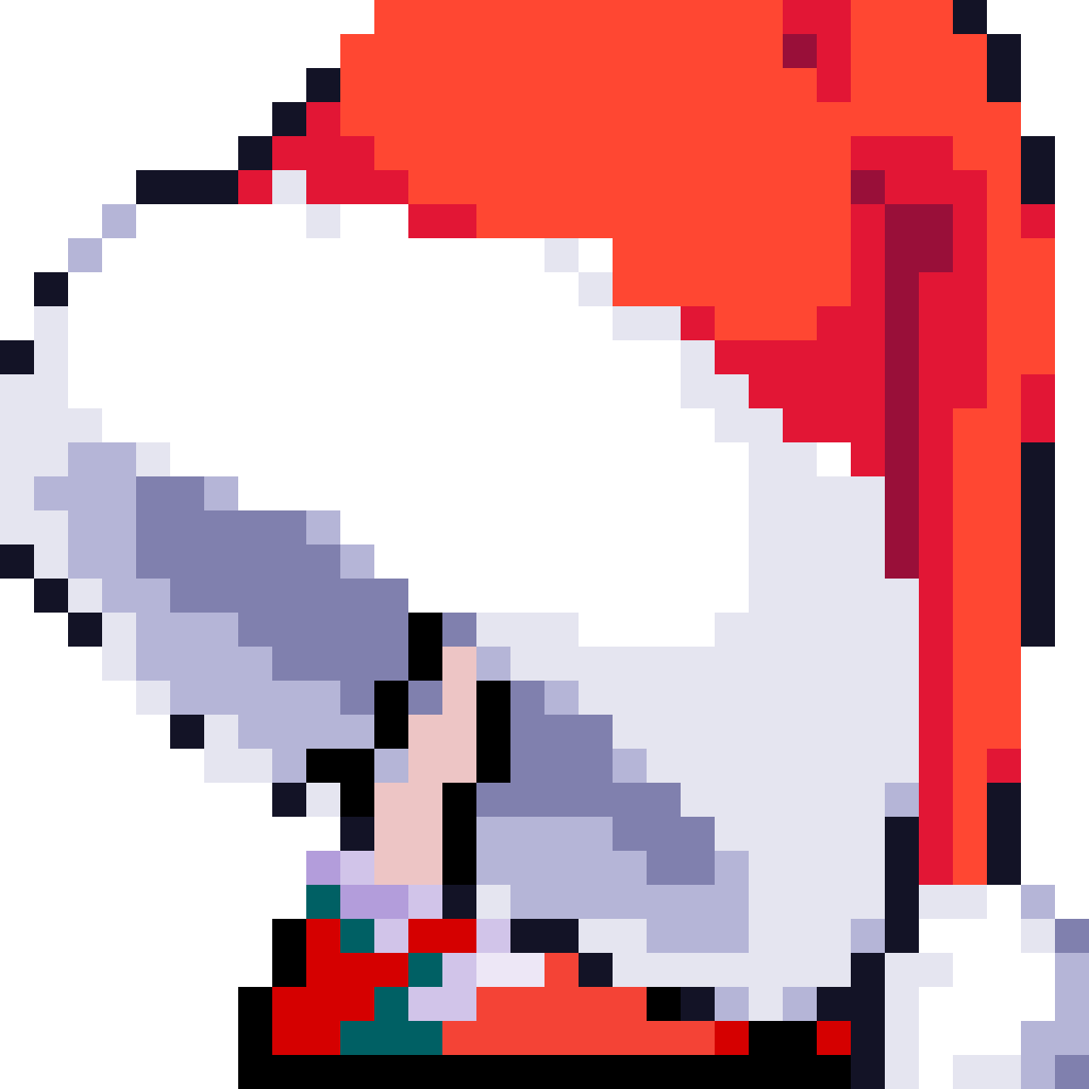 Pixilart - sonic the santa hat! by Matthew2013