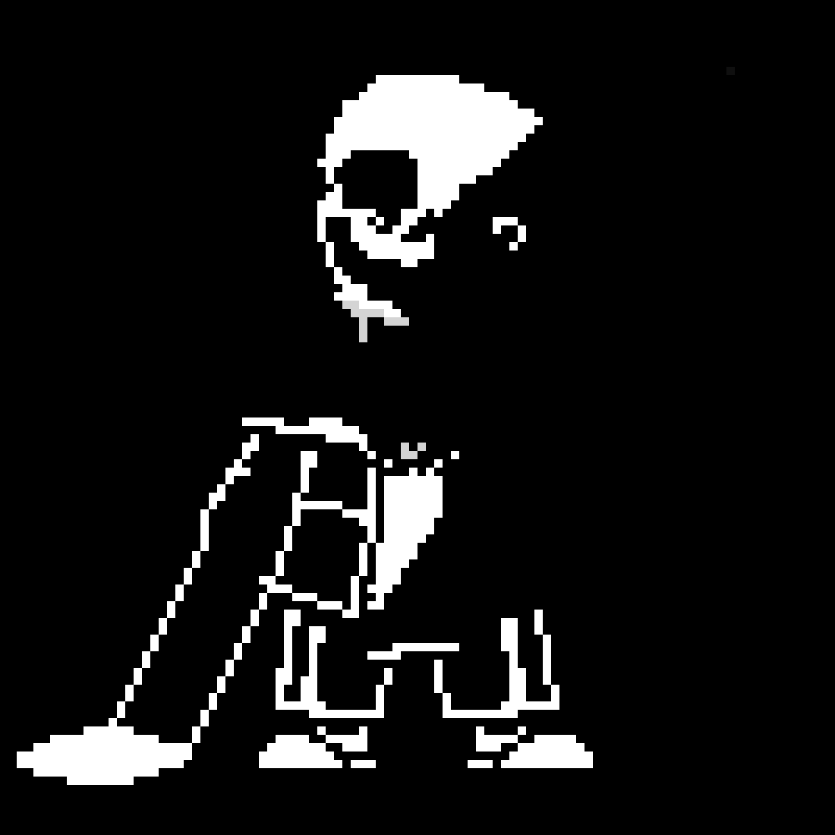 Pixilart - fake sans V2 by spidernoir