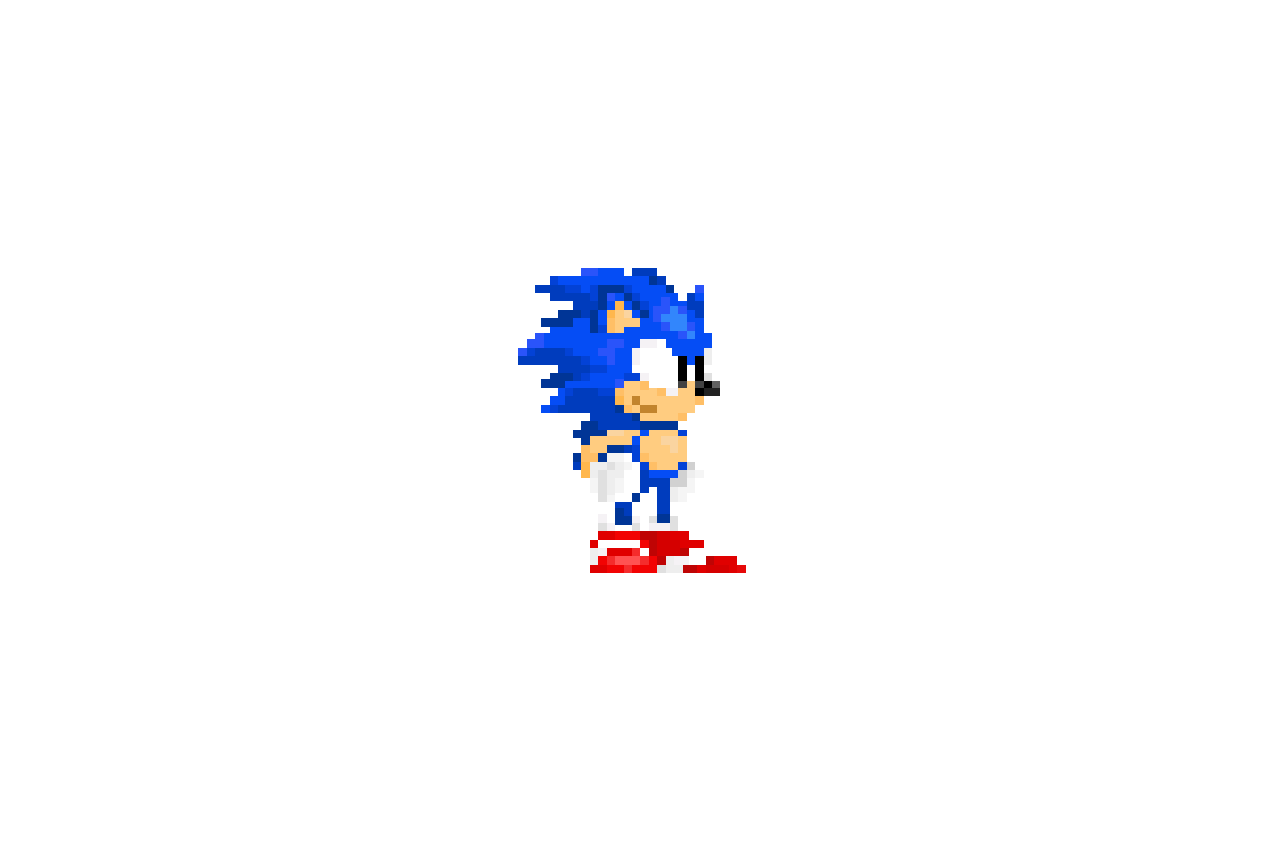 Pixilart - Custom Classic Sonic by Goomba-Shell