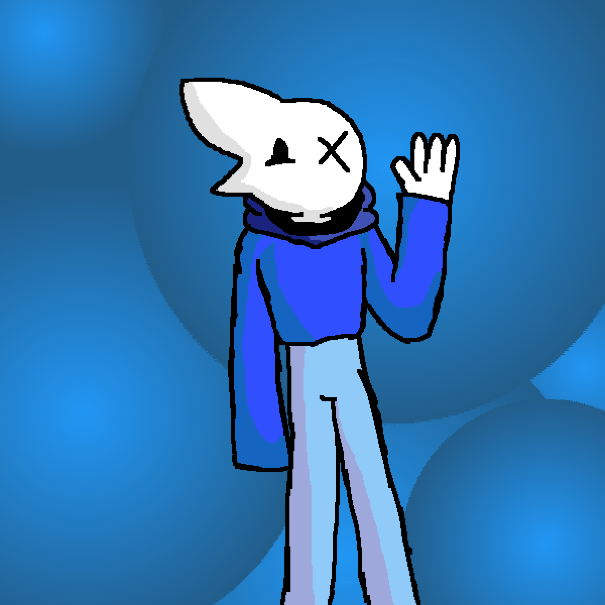 draw blue Contest - Pixilart