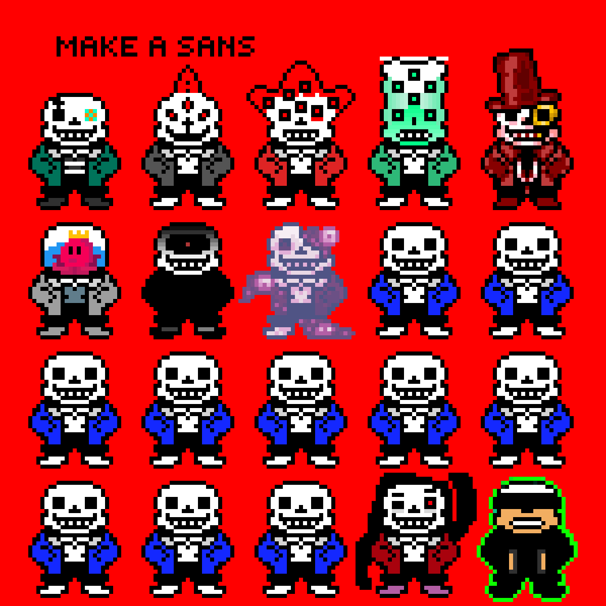 Pixilart - Make A Sans! by Spamtons-user