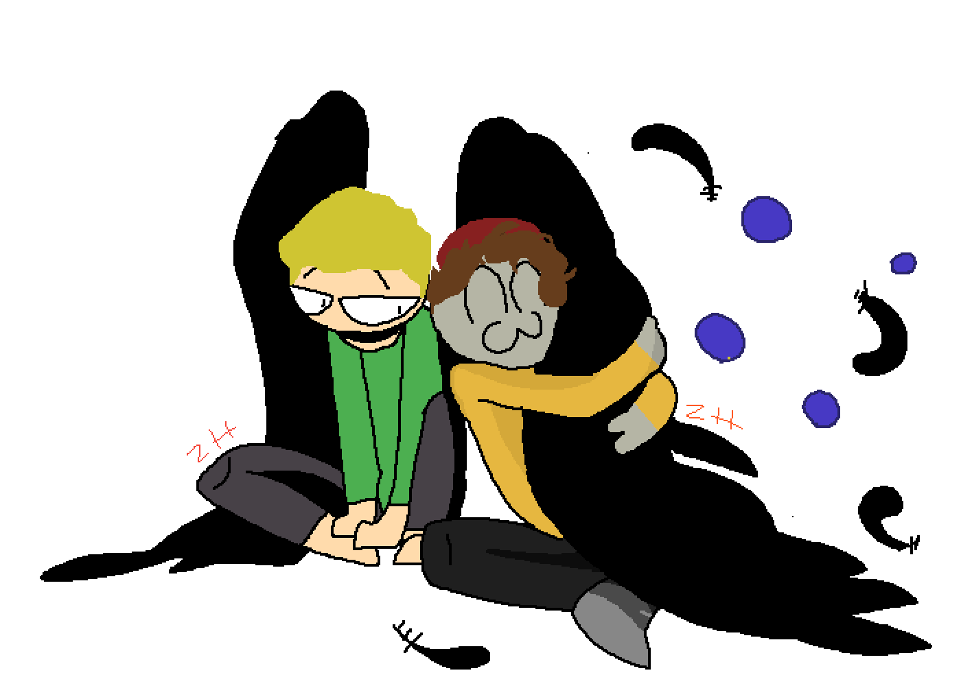 Pixilart - Ghostbur and Philza by DreamSMPnerd