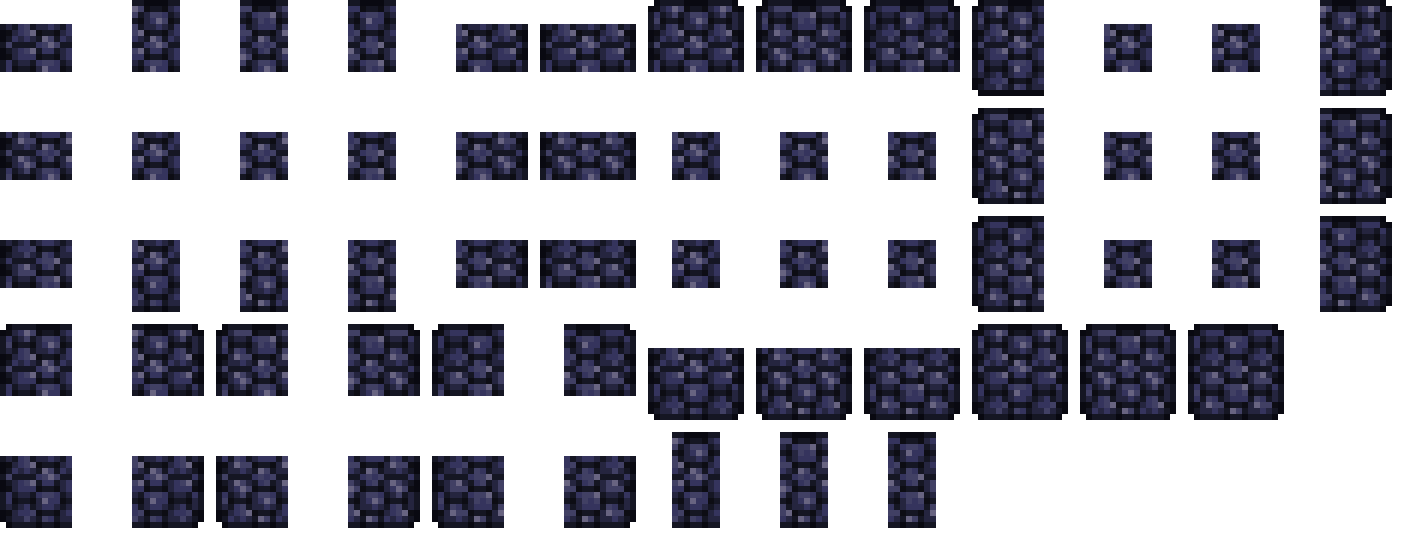 Pixilart - Terraria Wall ID #33 | Demonite Brick Wall by tSpritesheeter