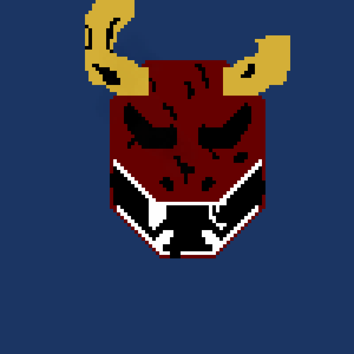 Pixilart Oni Mask By The Qwer