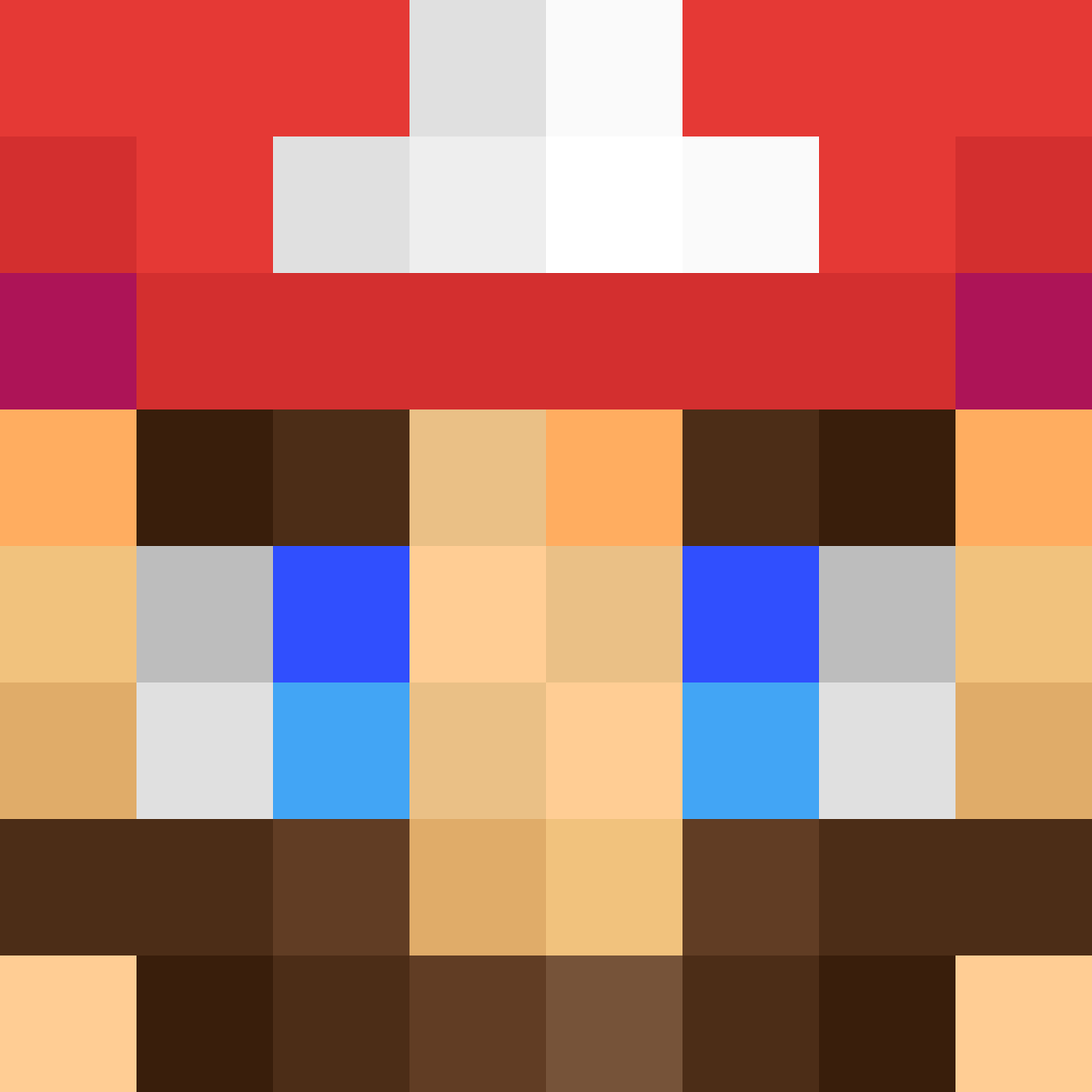 Pixilart - Mario skin by Splatgoomba