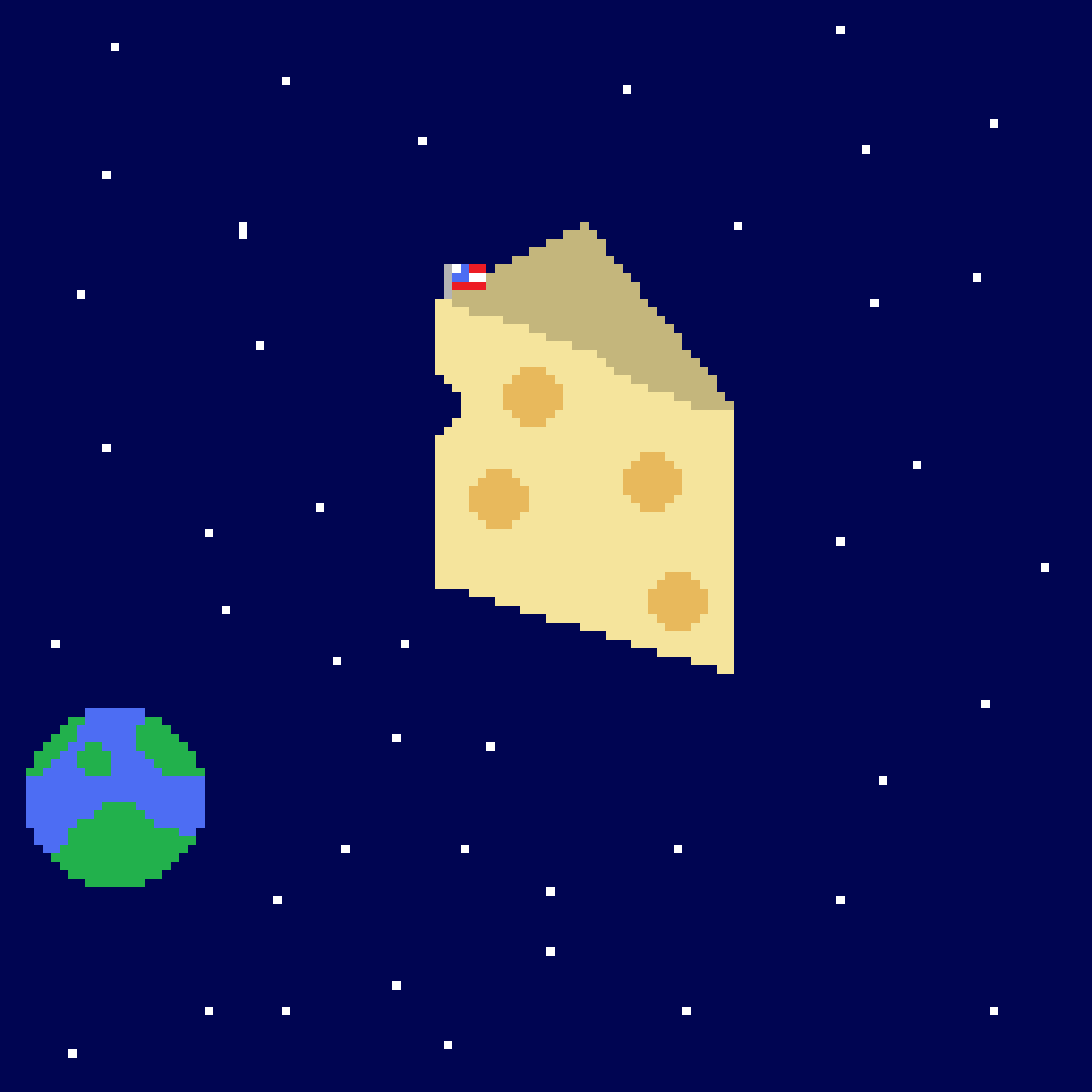 Pixilart Cheese Moon By Aaron555