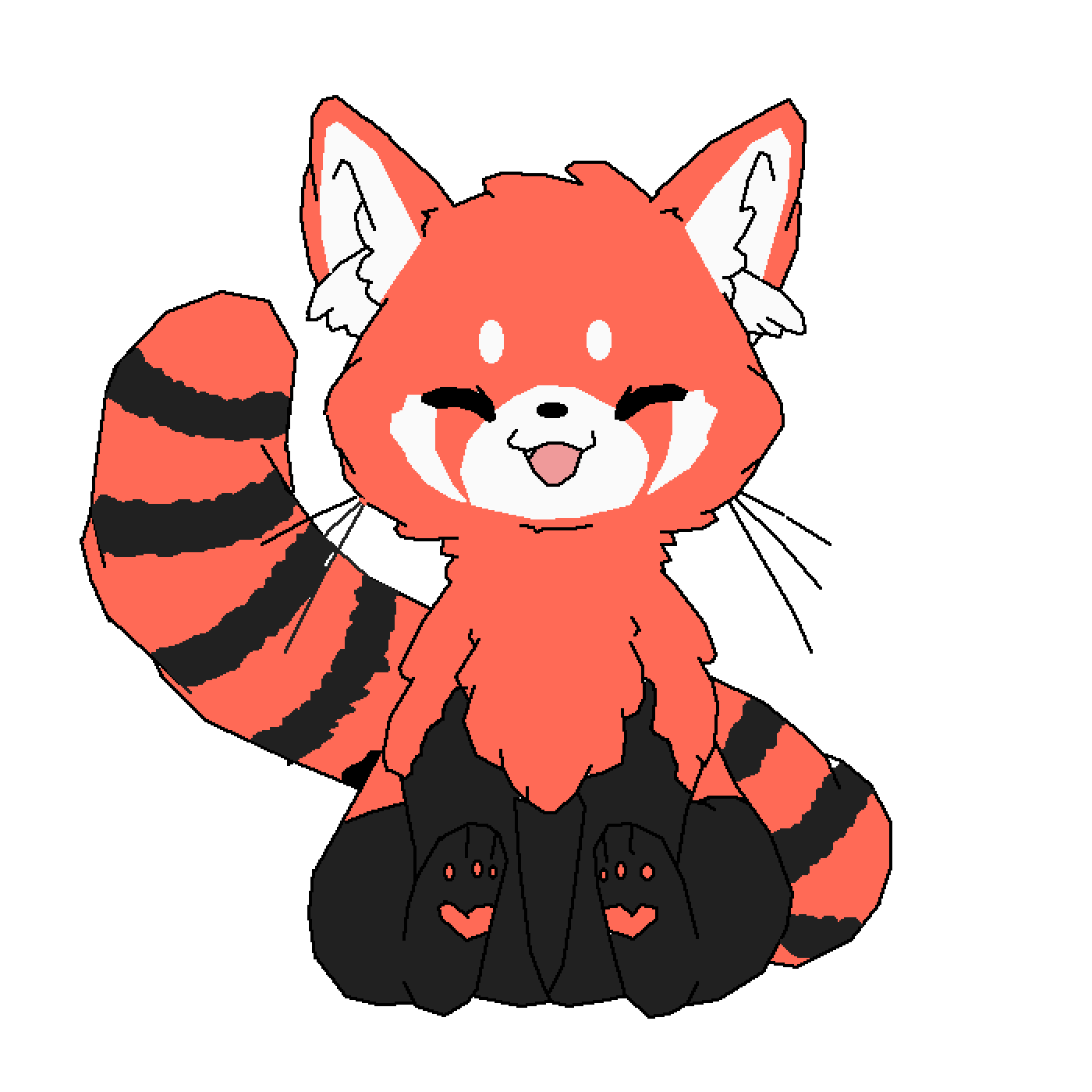 Pixilart - Red Panda by Poppy-Playtime