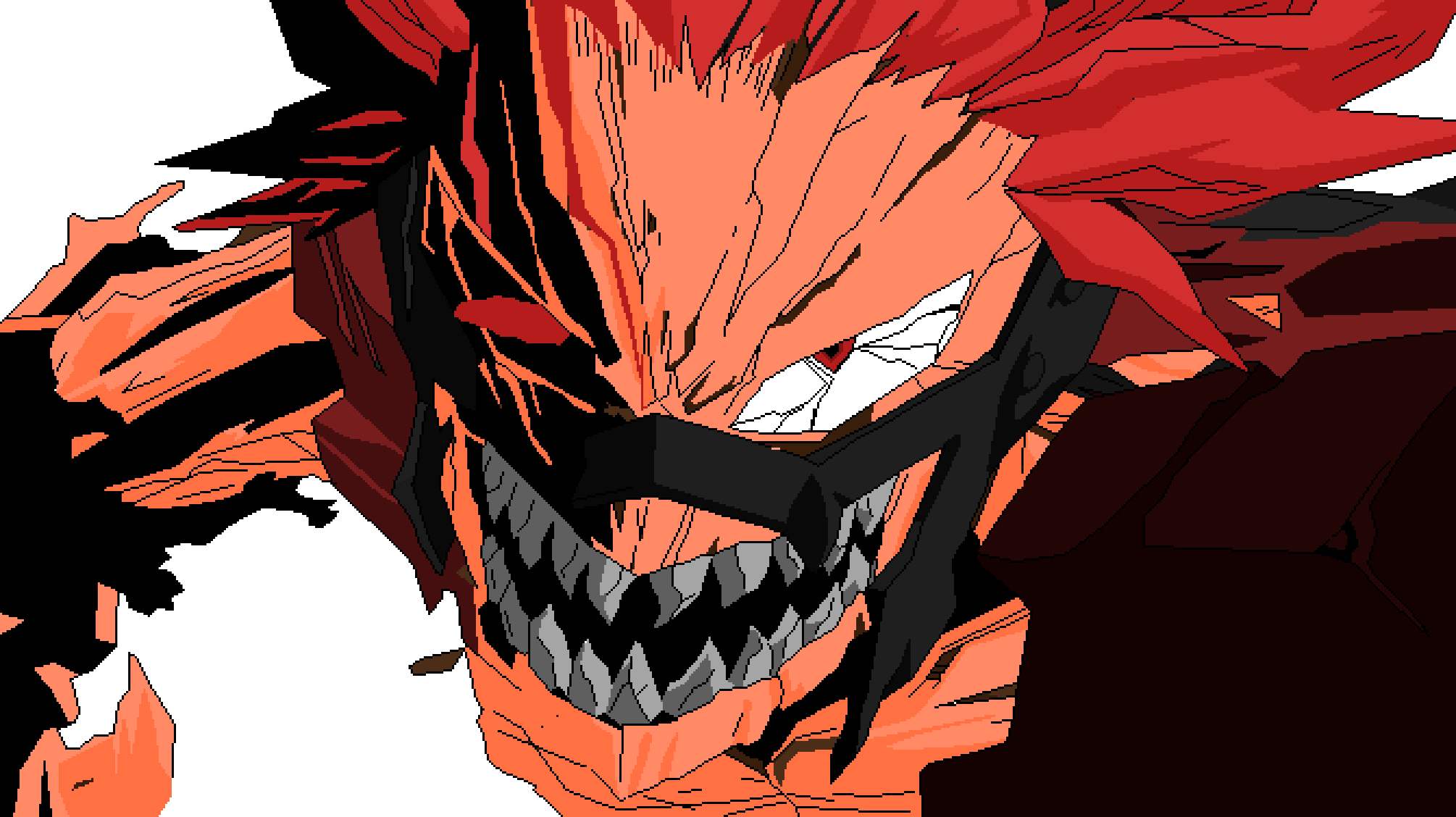 Pixilart - Kirishima Unbreakable by Totorofan