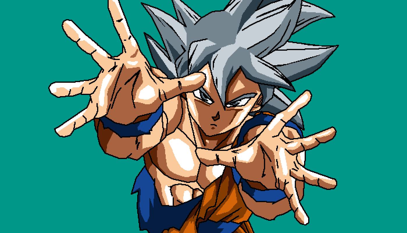 Pixilart - goku mui (manga) by Dokkanarts