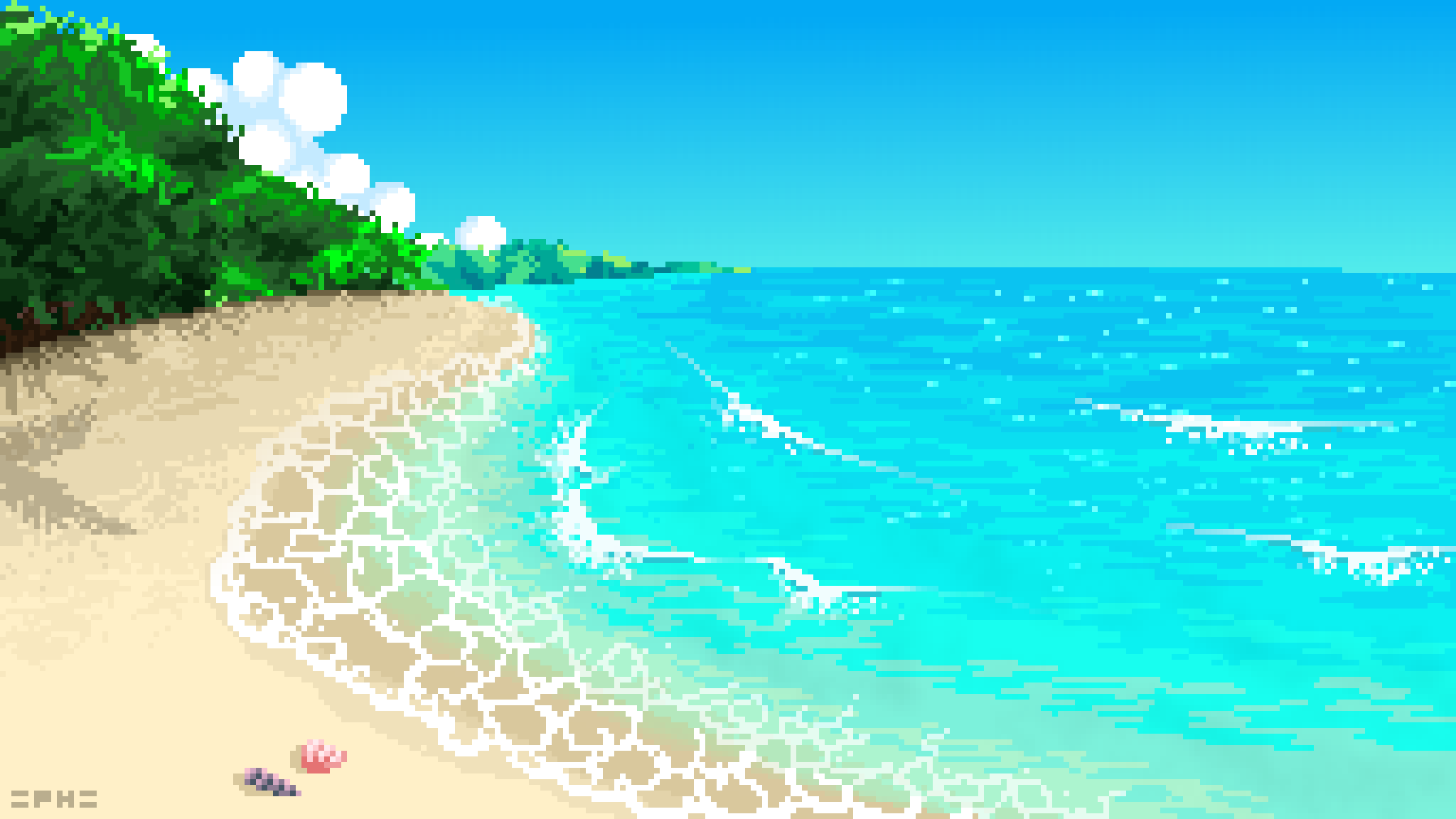 Seashore - Daily Art Challenge - Pixilart