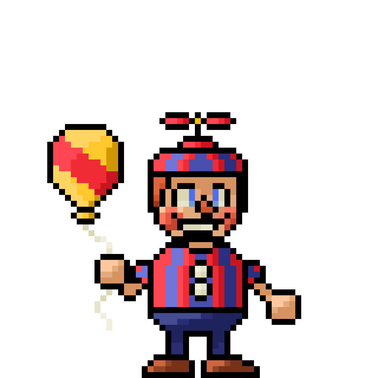 Pixilart - BB's Air Adventure Sprite Remake/Redesign by ClownAbyss