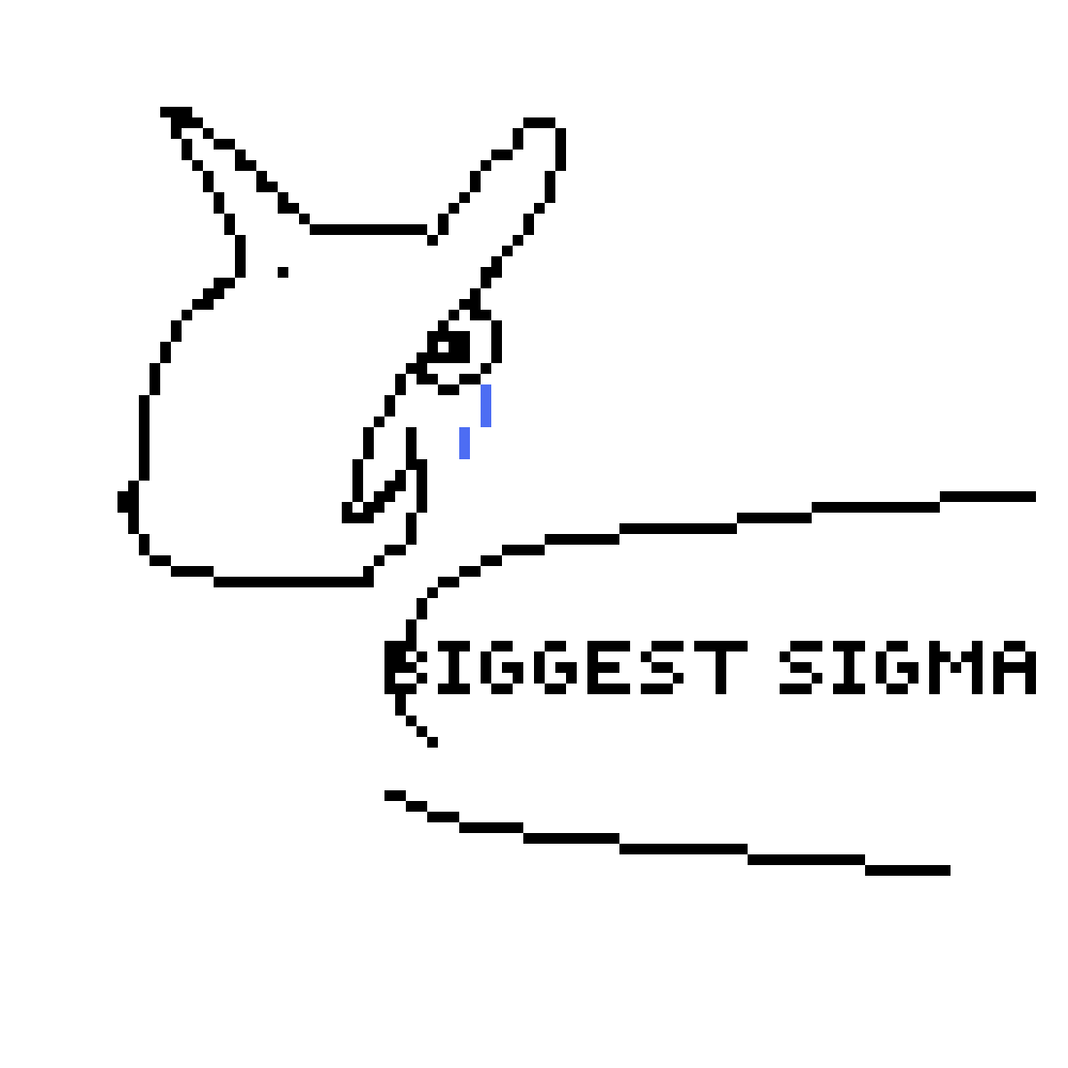 Pixilart - sigma male by big-sigma