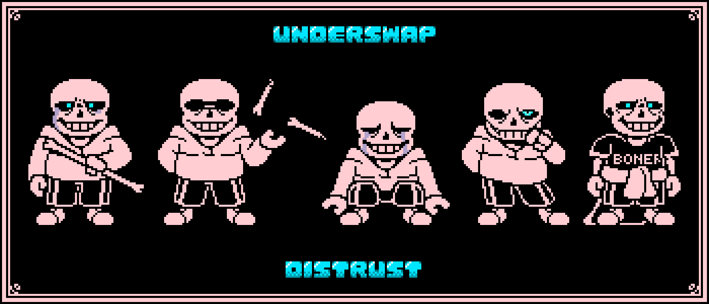 Pixilart - UnderSwap /// Distrust by SpamD