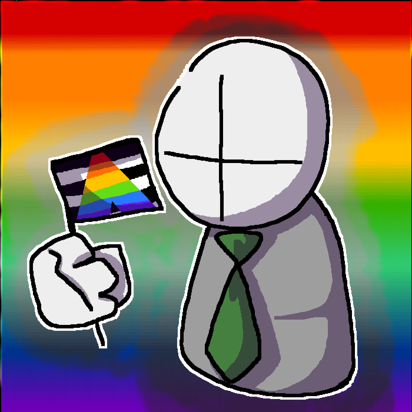 Pixilart - gay month pfp by VoidTheCat892