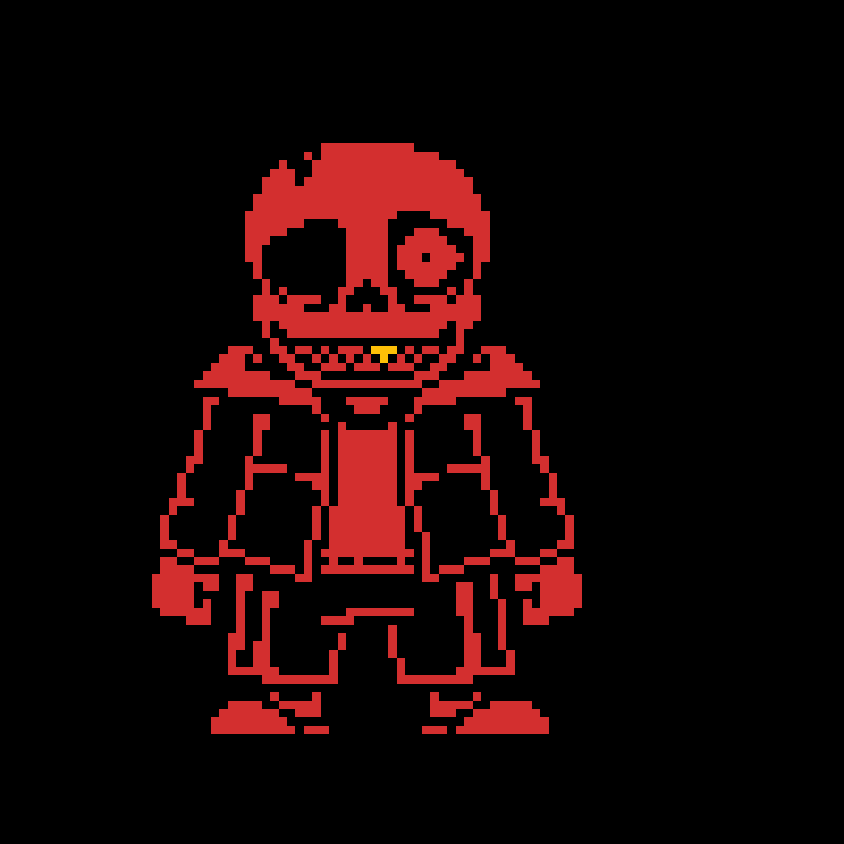 Pixilart - Underfell Vhs Sans by Jordan123ew