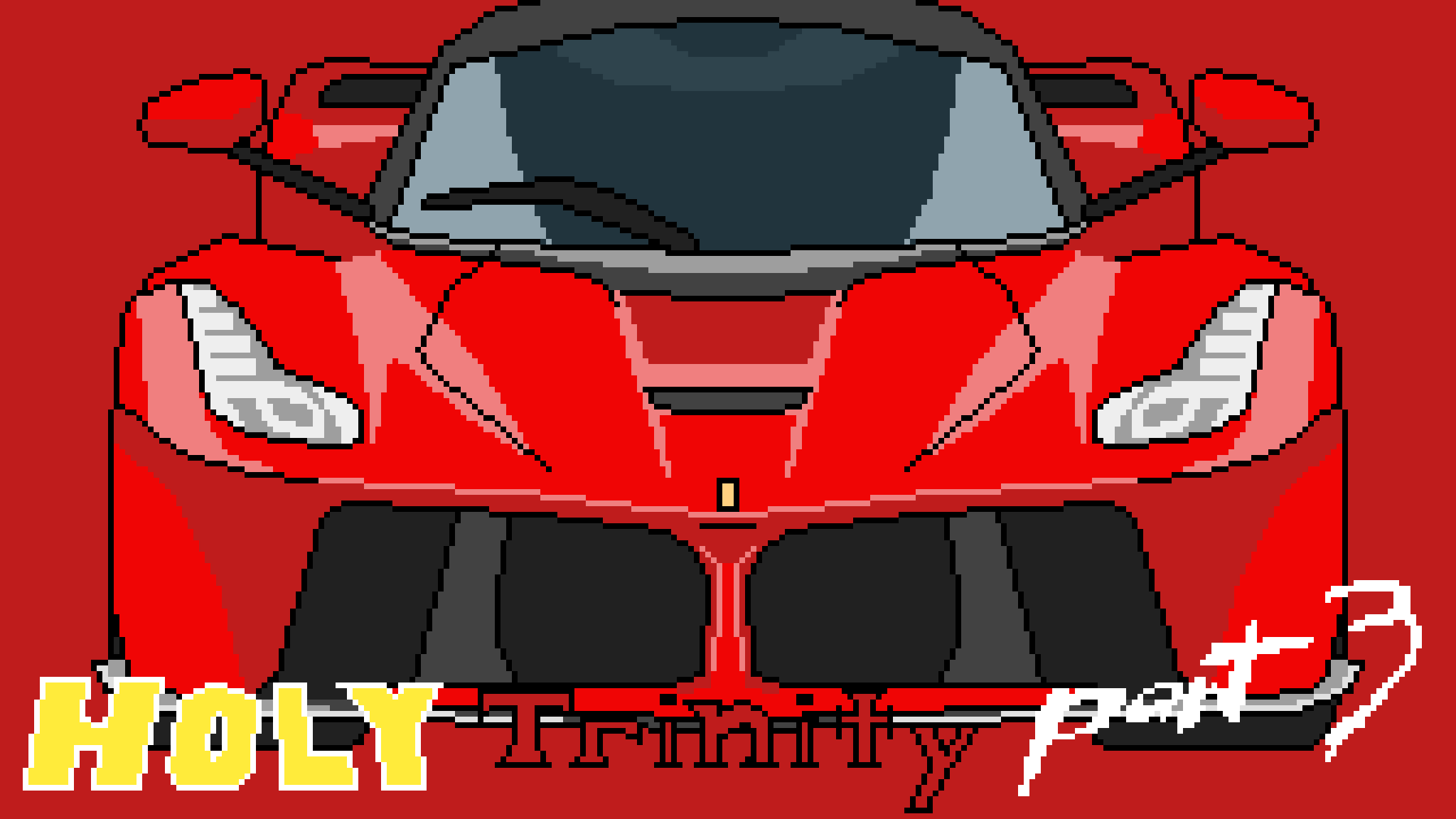 Pixilart - Holy Trinity: Ferrari Laferrari by TheCarGuy