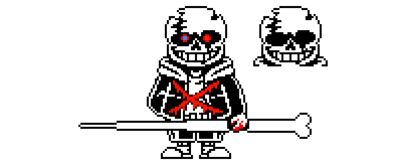 Pixilart - UNDERTALE LAST BREATH SANS PHASE 4 UPLIFTING STRUGGLE by ...