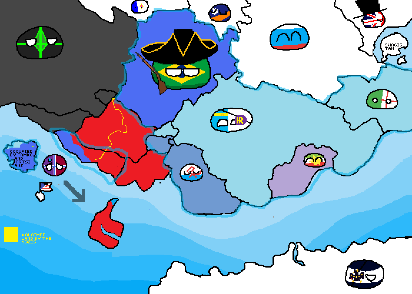 Pixilart - AMF Map: World War One by hollihollz