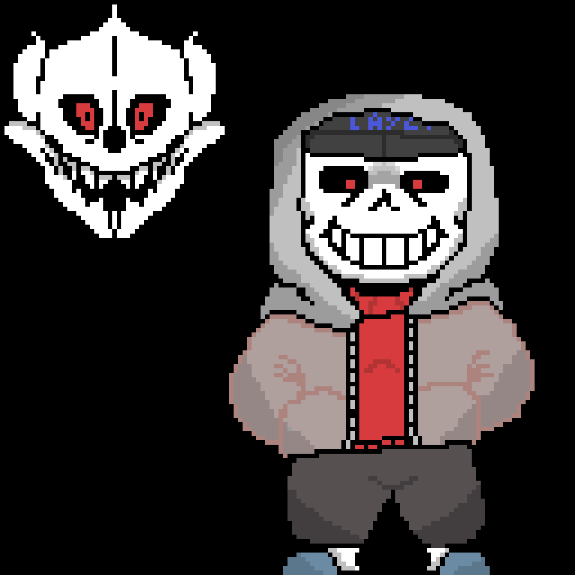 Pixilart - Stalker!Sans by Skydude