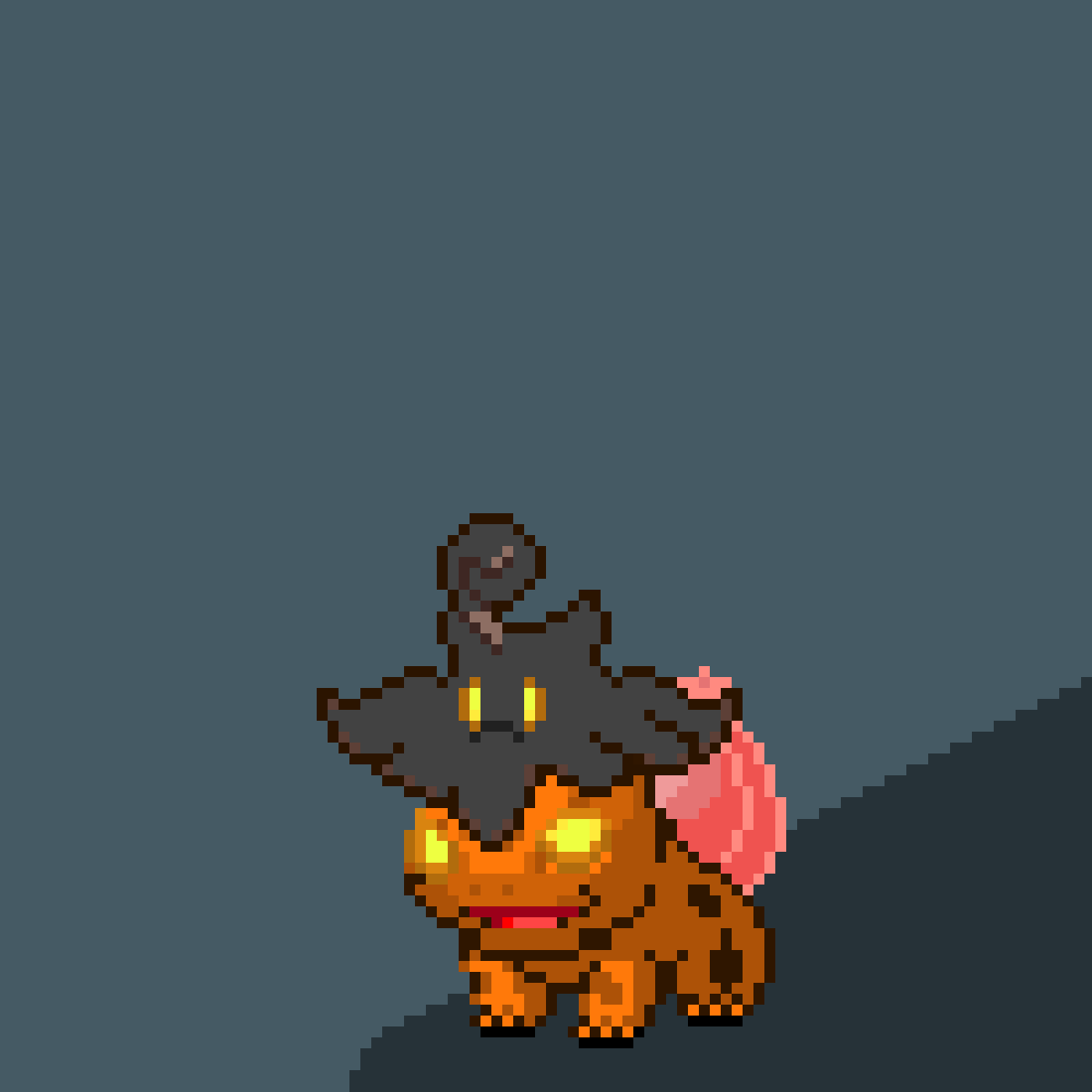 Pixilart - Bulbasaur Pumpkaboo fuse by JackAttacka37