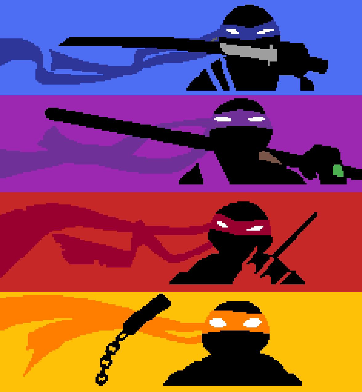 Pixilart - Ninja Turtles rule by sazukelamin