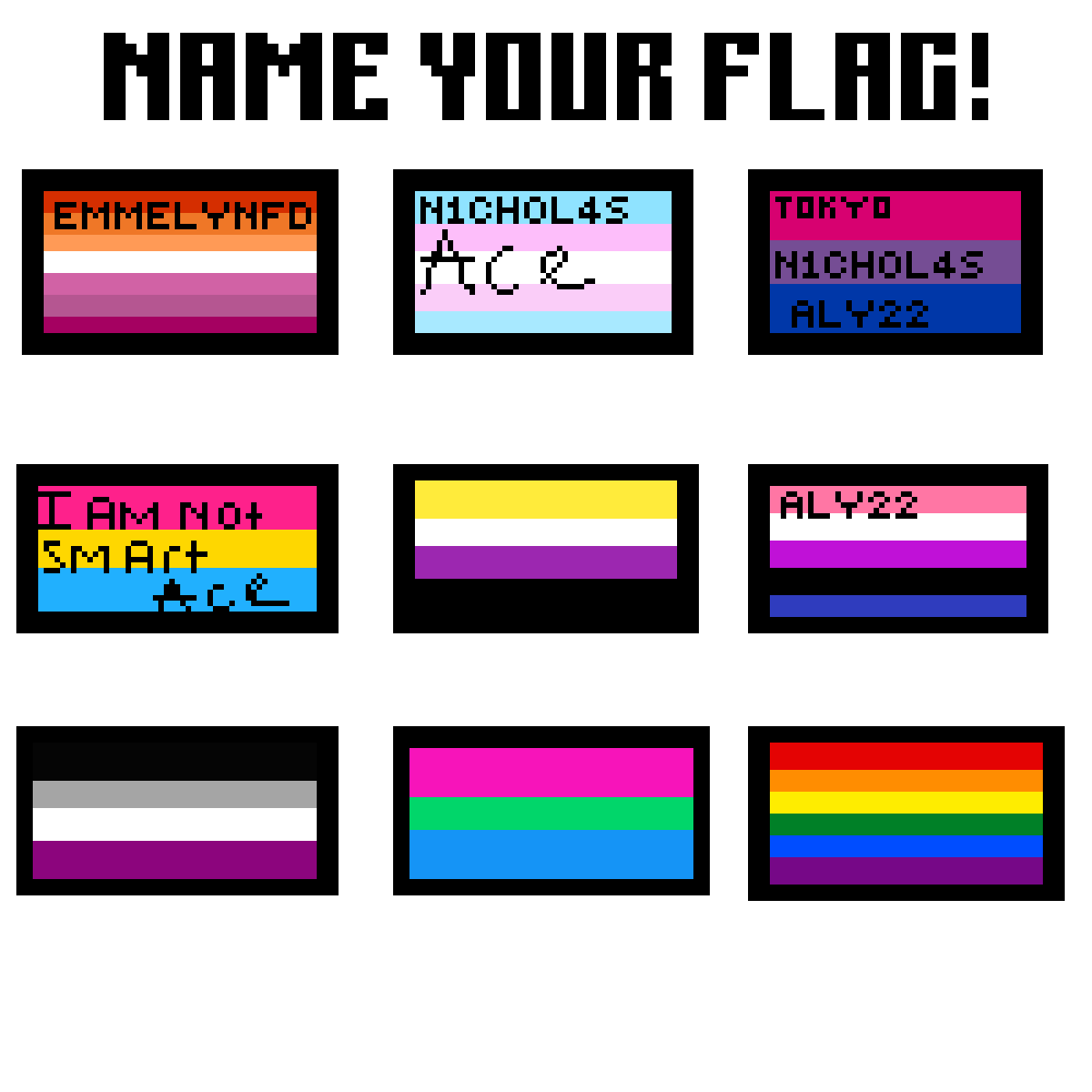 Pixilart - Name your flag by silentghost
