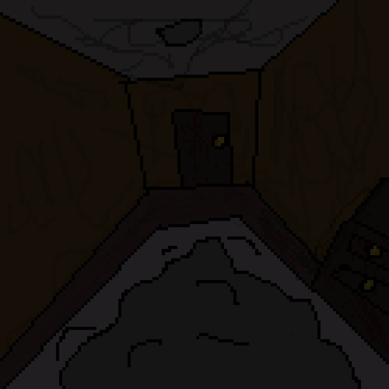 Pixilart - black figure jumpscare by funnymakerrrrrr