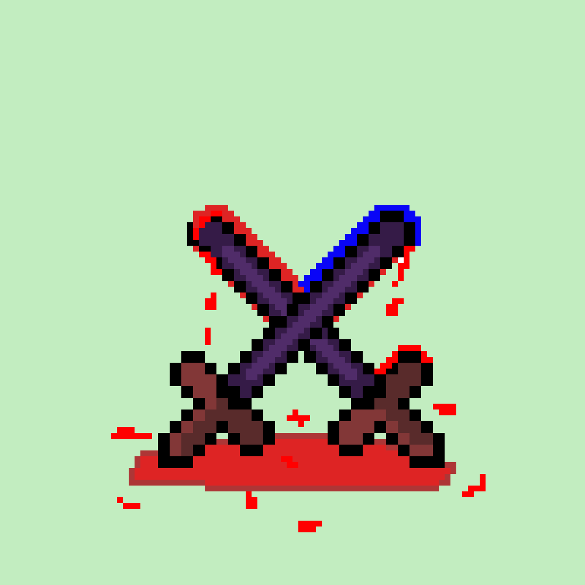 Pixilart - Bleeding sword by Kratzzz