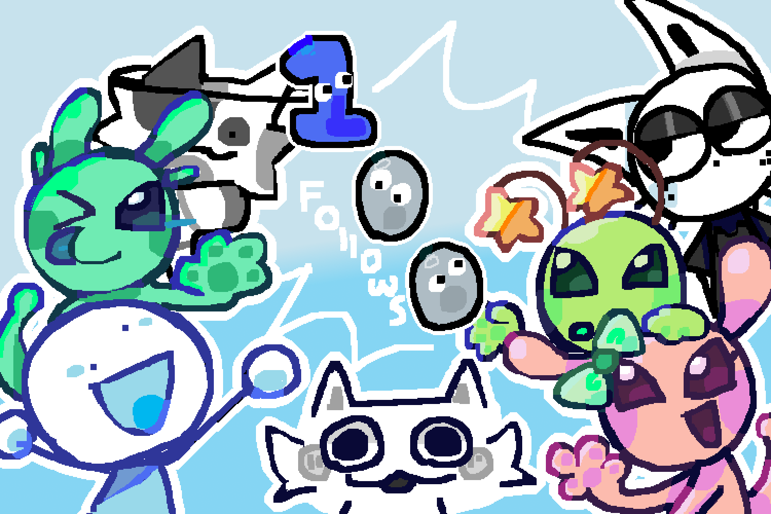 100 FOLLOWER CONTEST :DDD - Pixilart