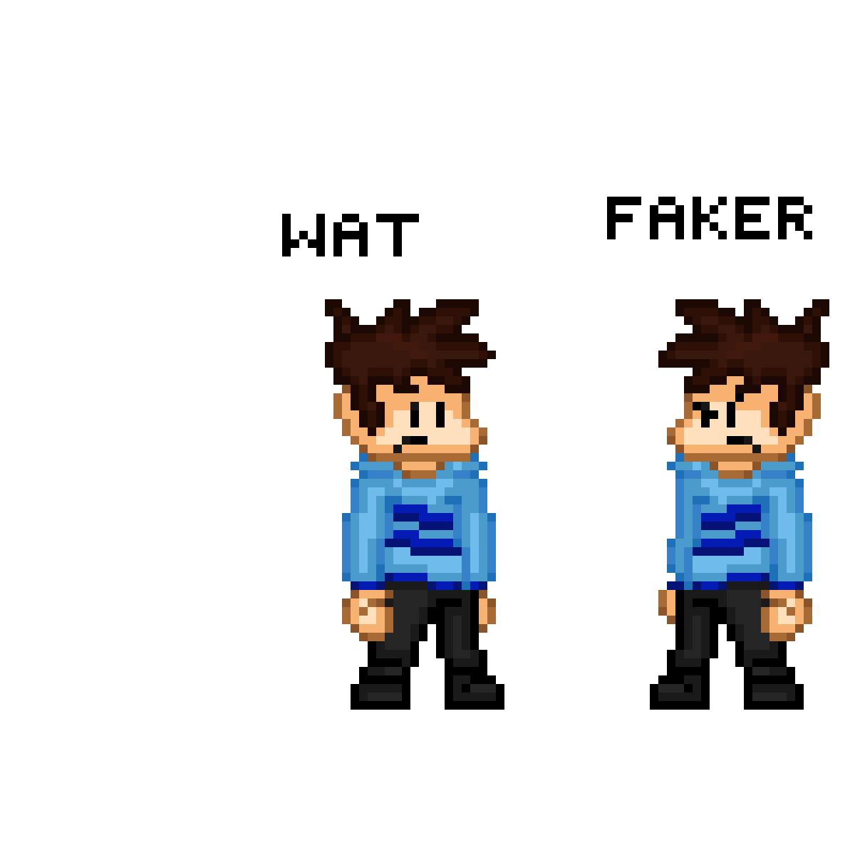 Pixilart - I FOUND U FAKER by 0gamer2000