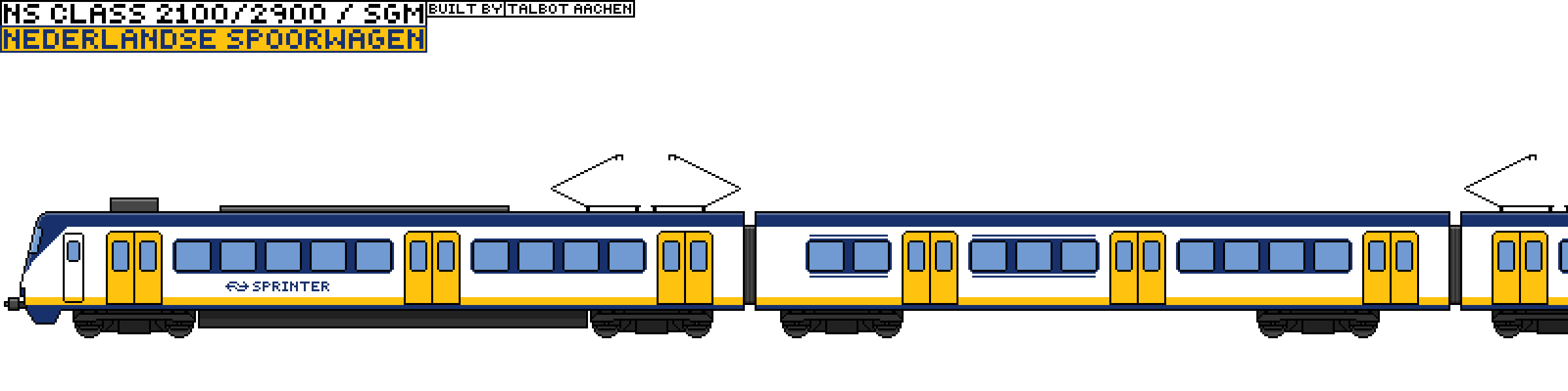 Pixilart - NS Class 2100/2900 / SGM "Sprinter" by Kubsamboll