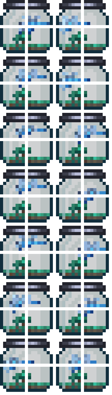 Pixilart - Terraria Tile ID #522 | Blue Dragonfly Jar by tSpritesheeter