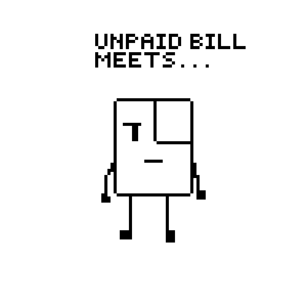 Pixilart - unpaid bill by Figure-it-out