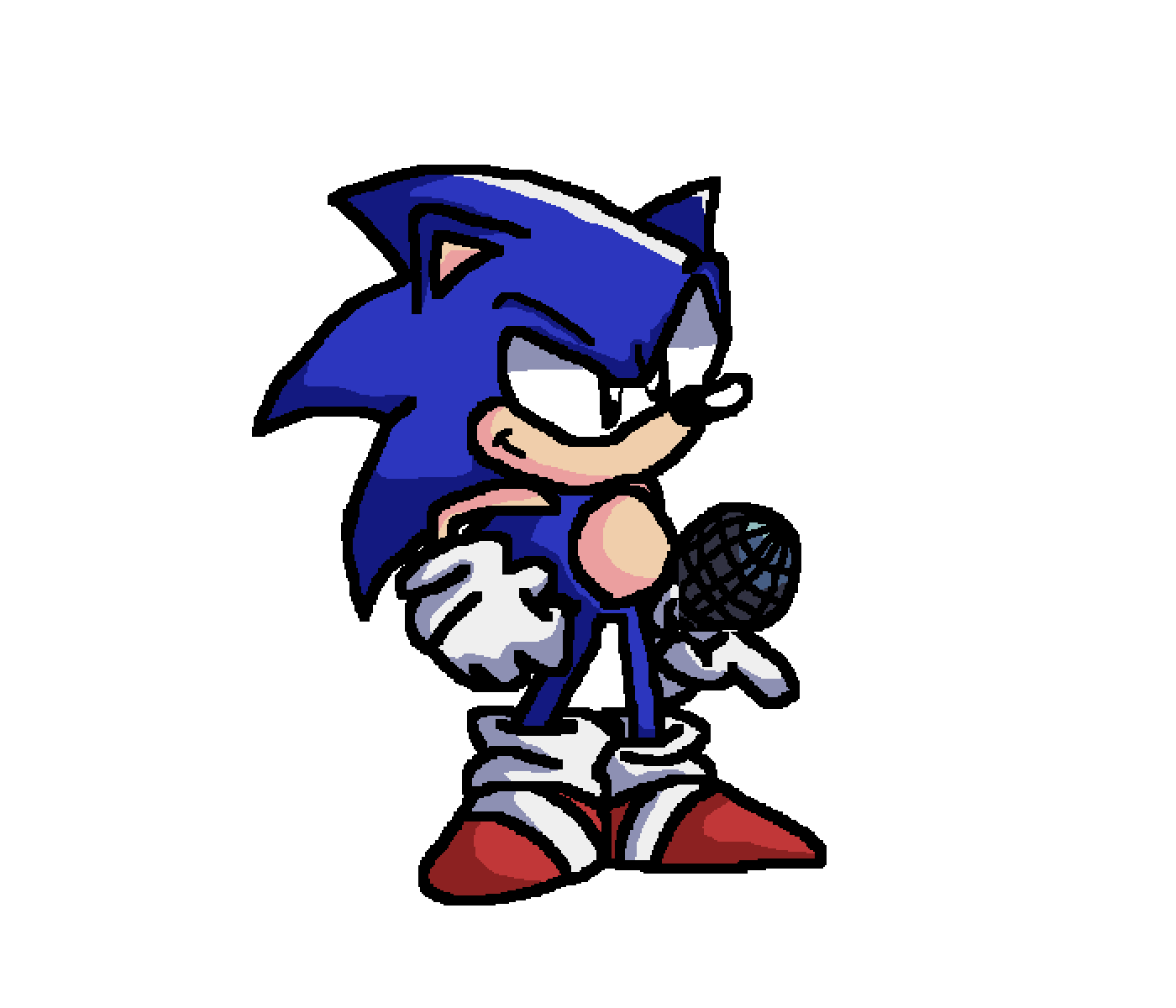 Pixilart - Sonic fnf by Creeperfan