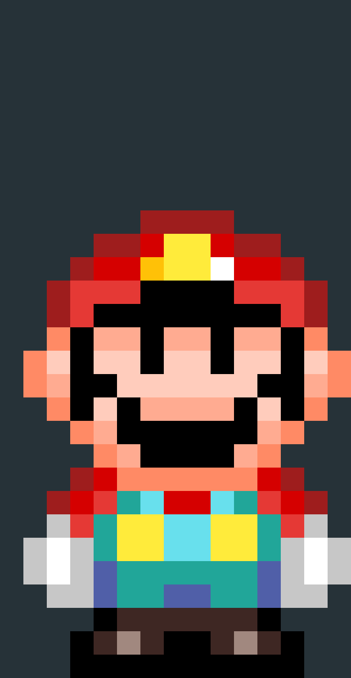 Pixilart - mario stare by THECAPTAIN85