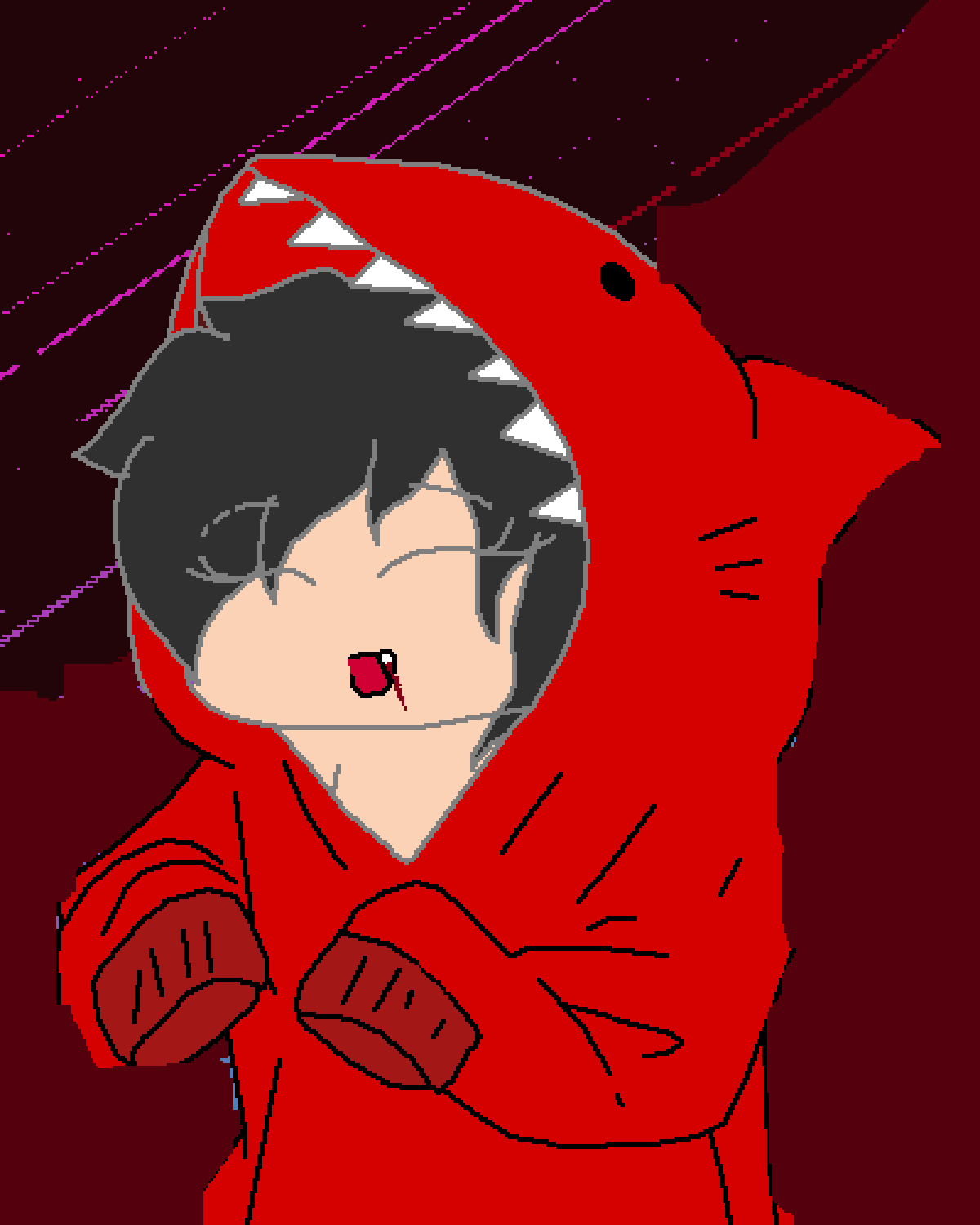 Pixilart - baby vamp sharky by xXxVoidSwAtTy