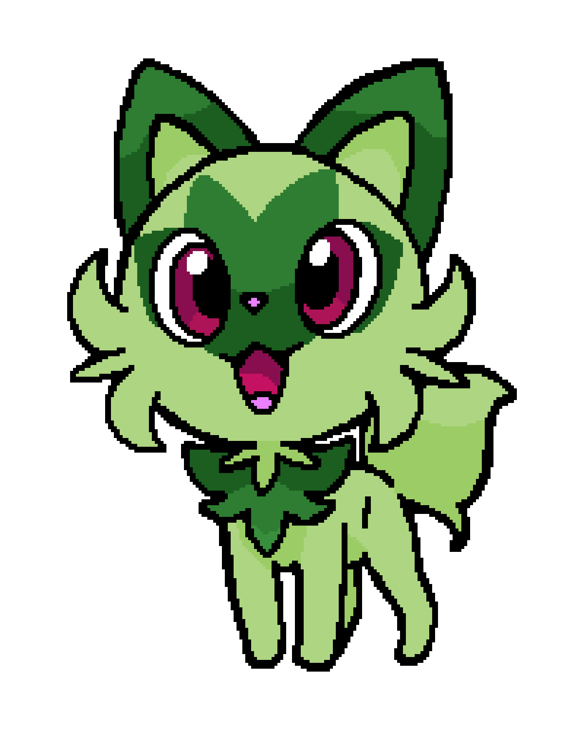 Pixilart - Sprigatito by EVELINE-S-P-AMI