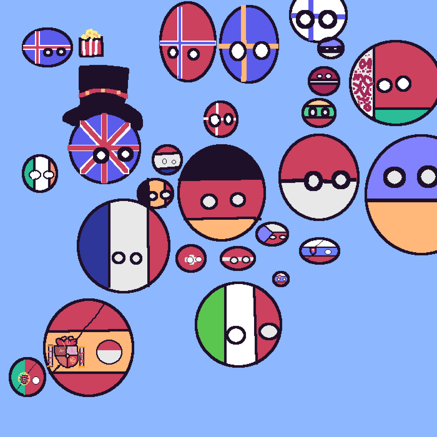 Countryballs by AustralianDude - Pixilart