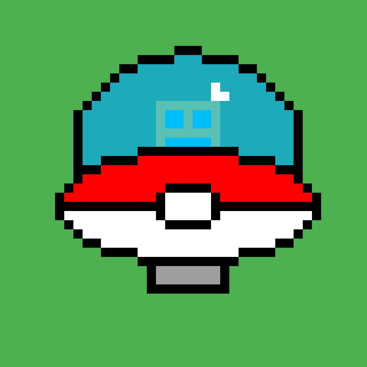 Pixilart - Pokeball UFO GD by Yugume