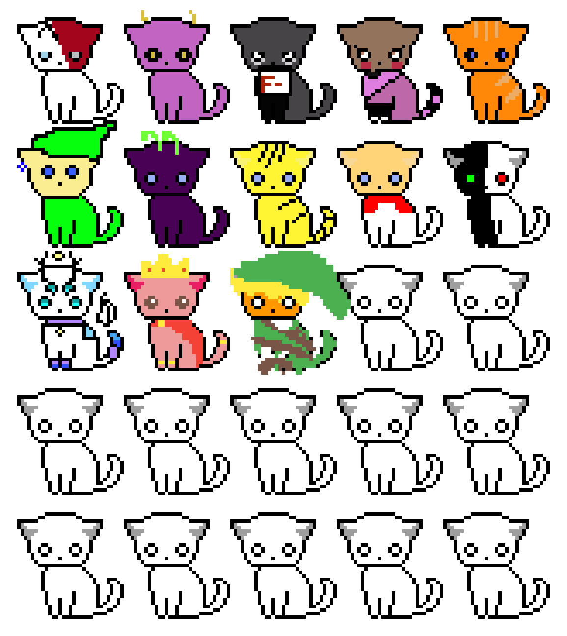 Pixilart - MHA CATS by jjpoop