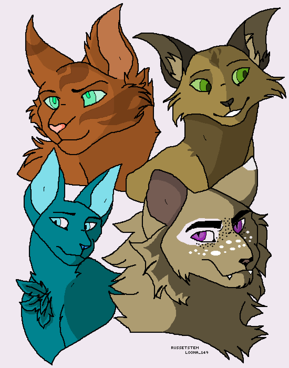 Pixilart - Warrior cats ocs collab by sailiour