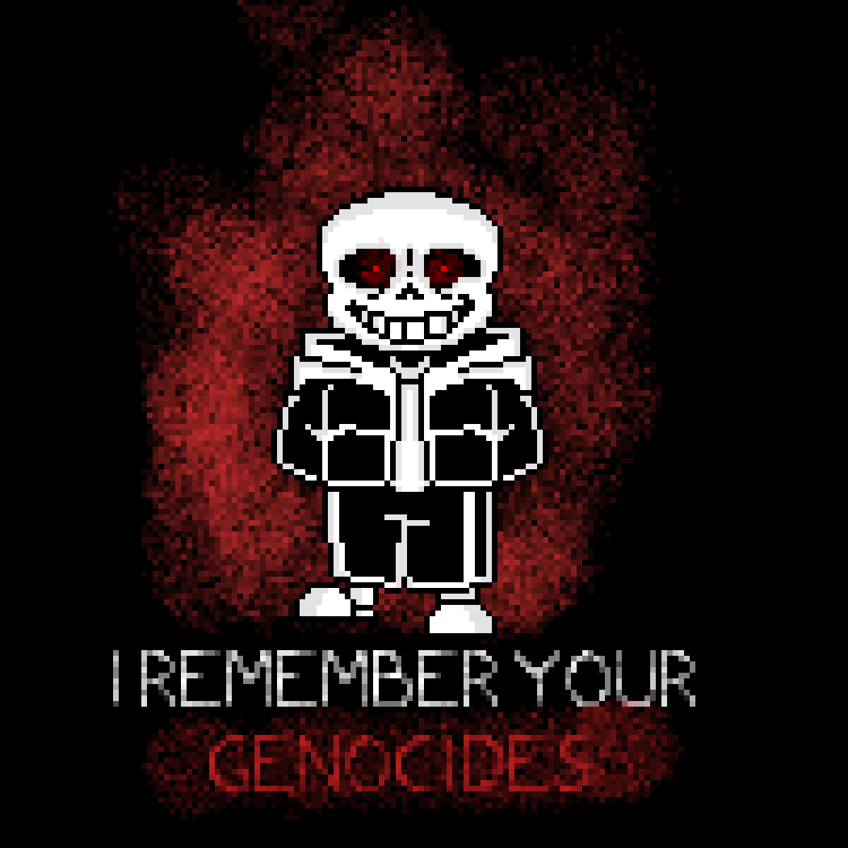 Pixilart - Undertale remembering the genocides by Player-R