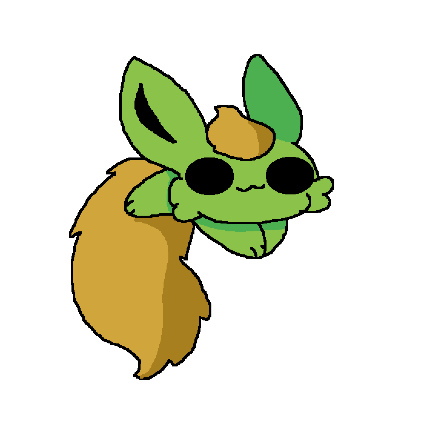 Pixilart - flareon base by silla