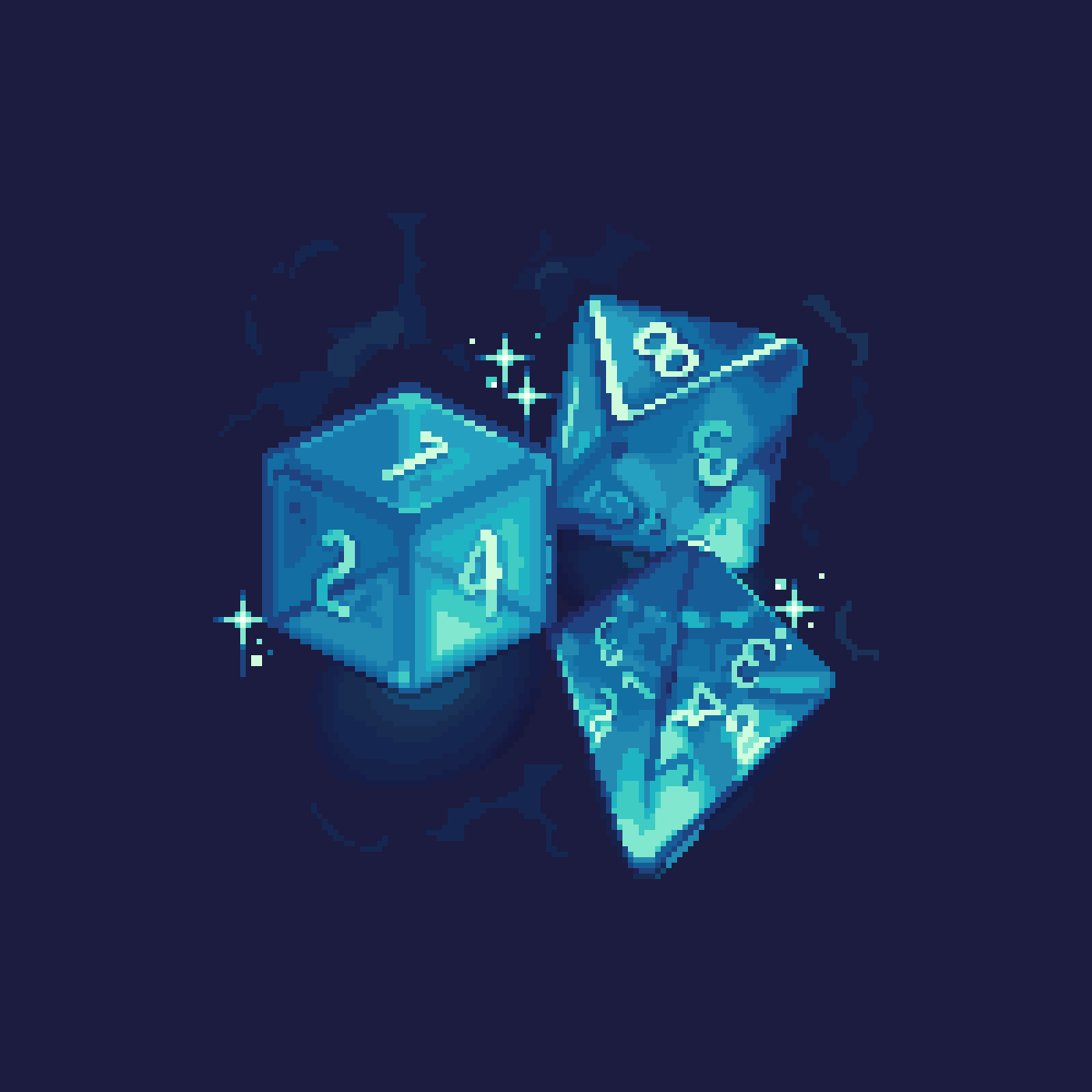 Pixilart - Magic dice by Pixel-Olive