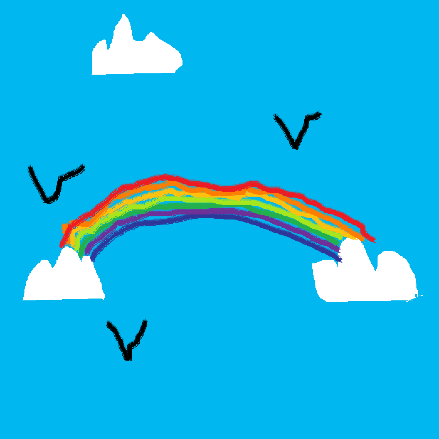 Pixilart - bad rainbow by PHILLYALC