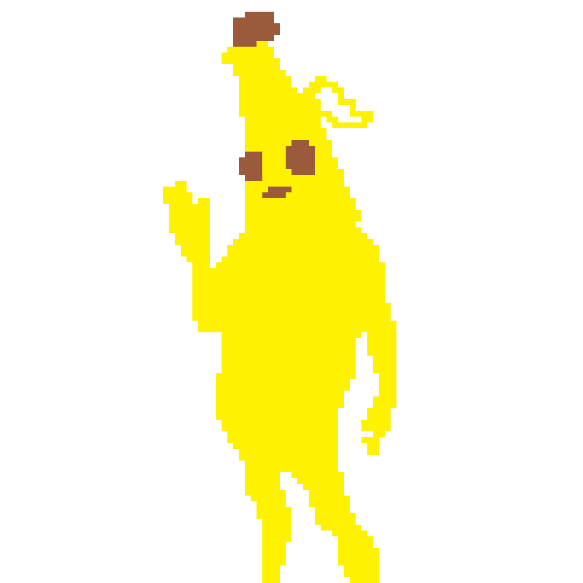 Pixilart - Peely by laimonalr