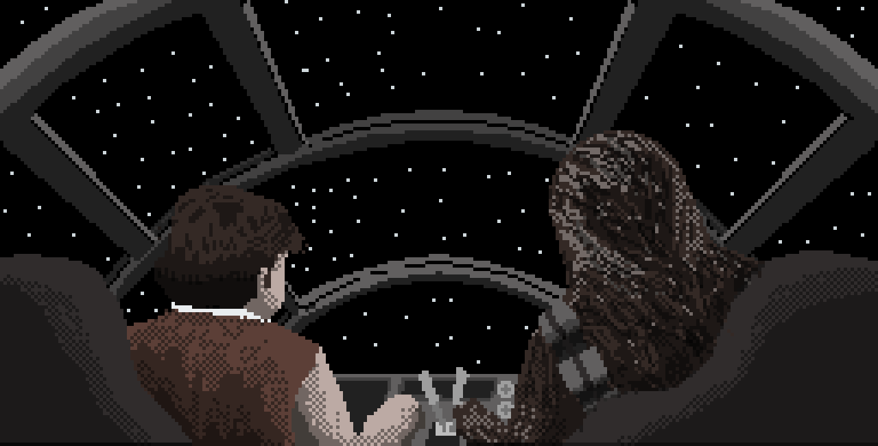 Pixilart - millennium falcon light speed by ecderha
