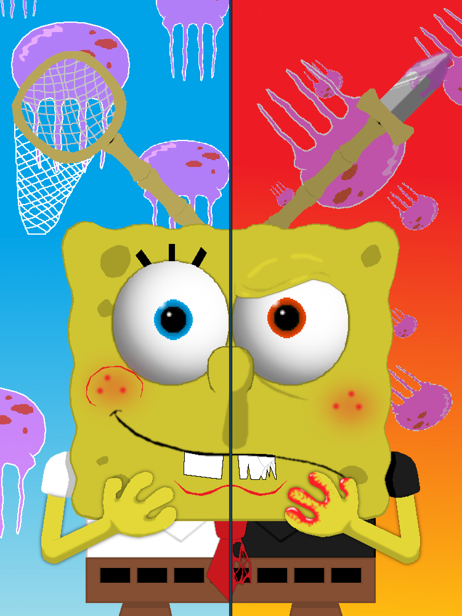 Pixilart - 𝓕𝓻𝓮𝓪𝓴𝔂 Bob👅 by Metropolix