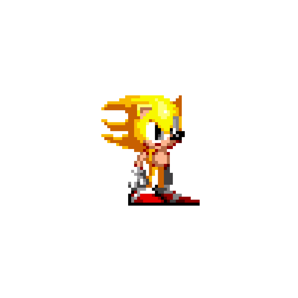 Pixilart - Super sonic fnf concept by Gavin2040